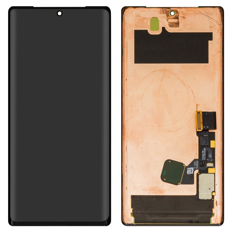 LCD compatible with Google Pixel 6 Pro, (black, without frame, original ...